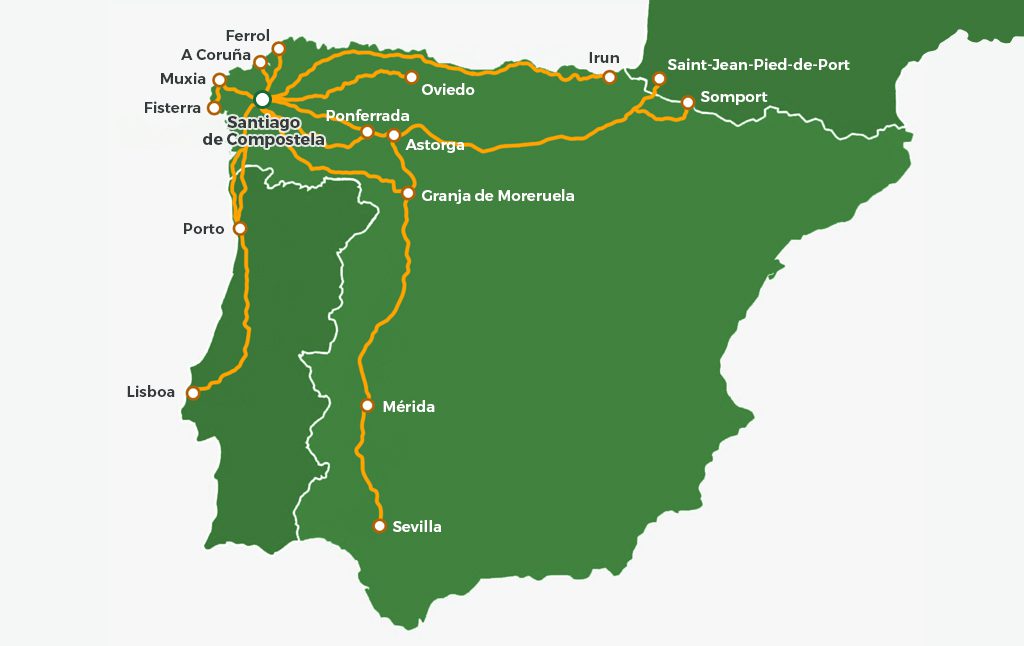 Guía De Viaje: Madrid Y El Camino De Santiago De Compostela